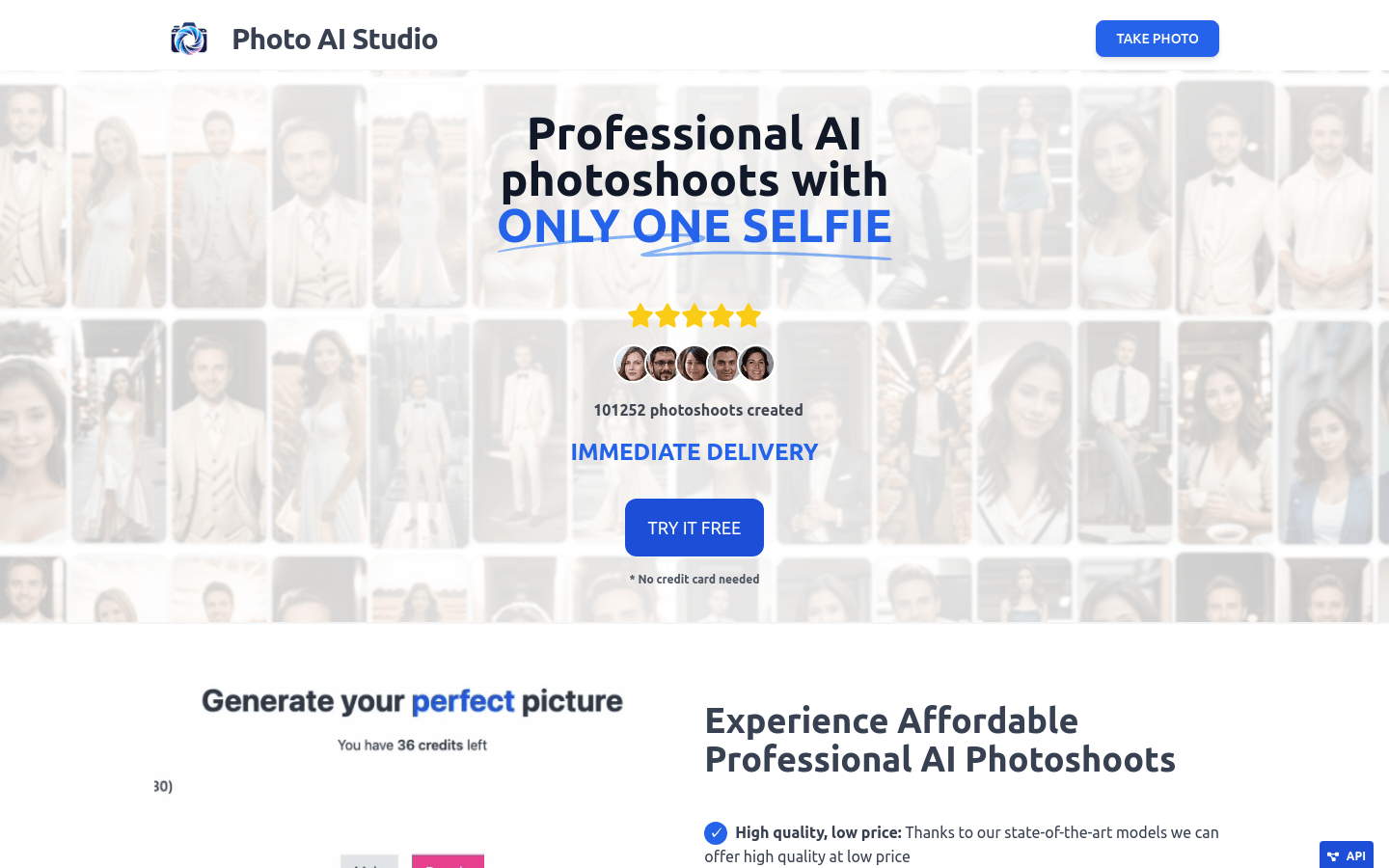 Photo AI Studio：AI 照片工作室 —AI產品&服務