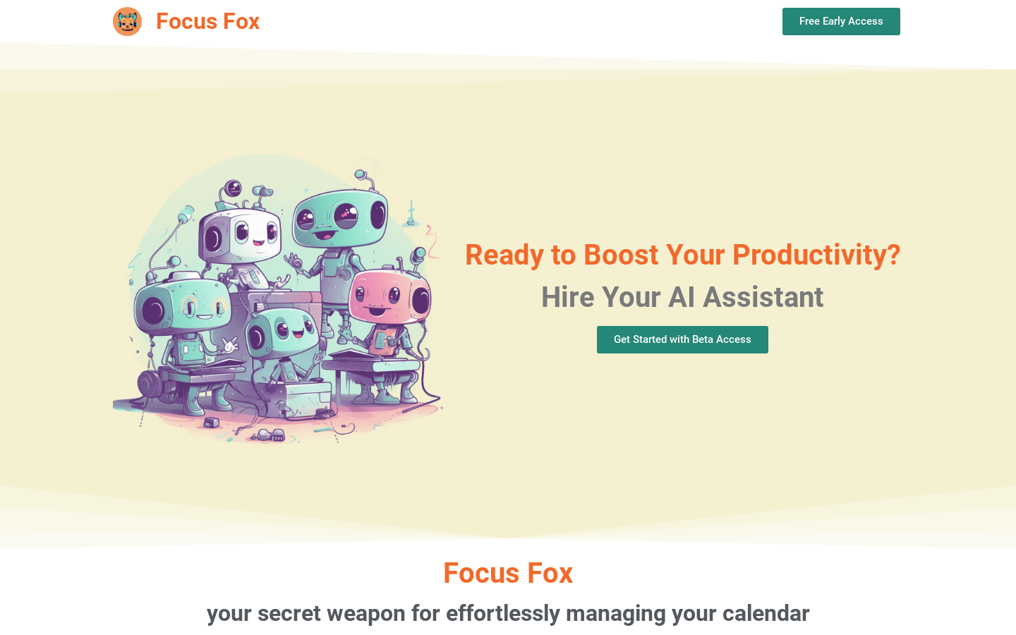 Focus Fox：智慧AI助手，提高工作效率 —AI產品&服務