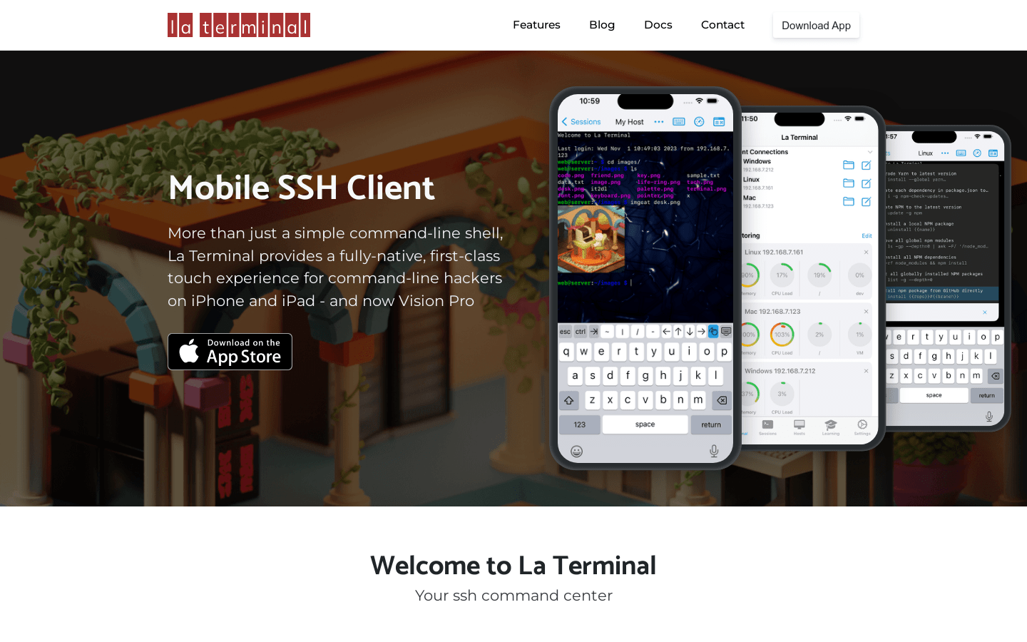 La Terminal：移動SSH客戶端 —AI產品&服務