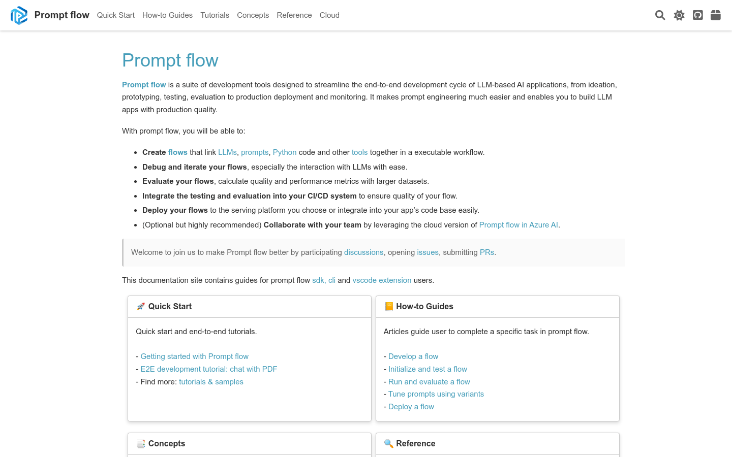 Prompt flow：端到端開發工具套件，簡化基於LLM的AI應用的開發流程 —AI產品&服務