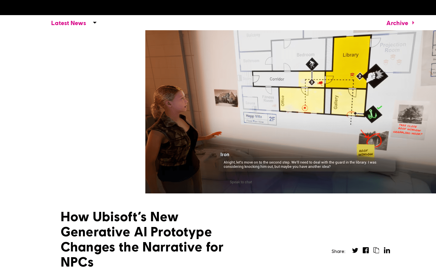 NEO NPC：一款能讓遊戲中非玩家角色進行自然對話的AI原型 —AI產品&服務
