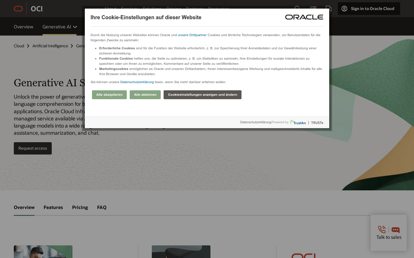 Oracle Cloud Infrastructure (OCI) Generative AI service：Oracle雲平臺的生成式AI ...