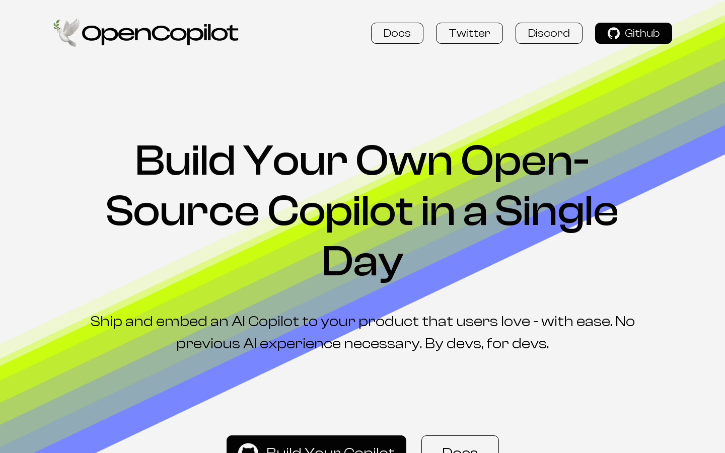 OpenCopilot：輕鬆構建和嵌入開源 AI 合作伙伴 —AI產品&服務