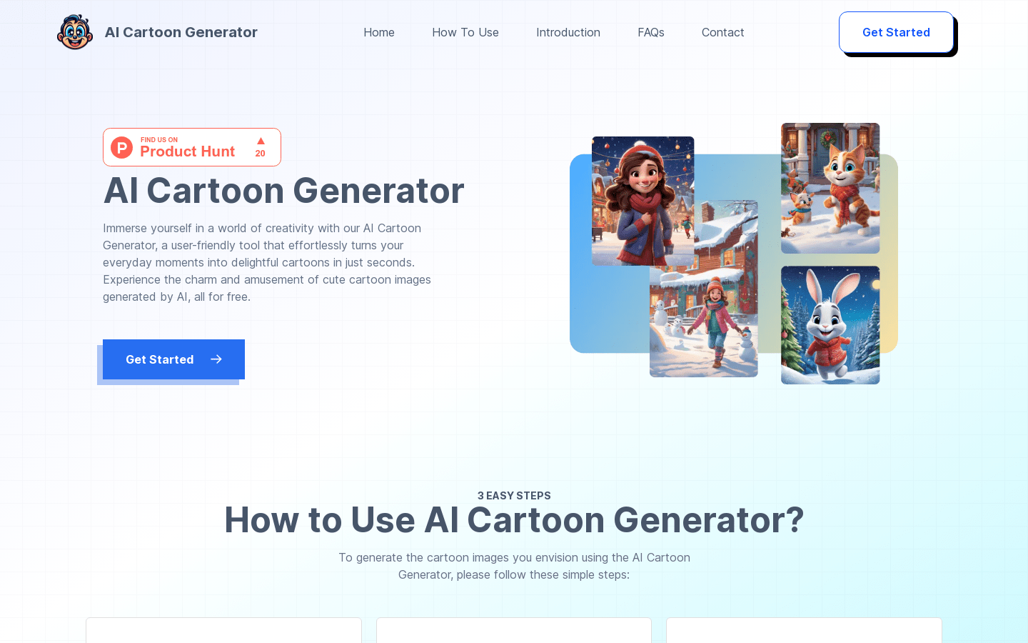 AI Cartoon Generator：將文字或照片轉化為有趣的卡通 —AI產品&服務