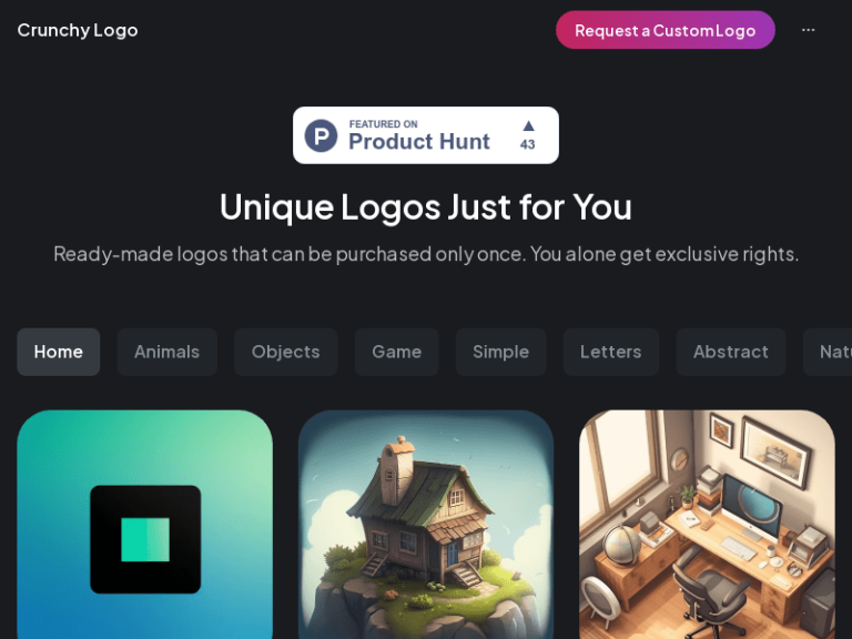 Crunchy Logo：唯一的定製Logo，只屬於你 —AI產品&服務