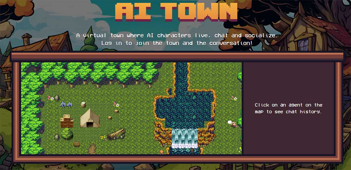 AI Town：人工智慧角色居住、聊天和社交的虛擬城鎮 —AI產品&服務