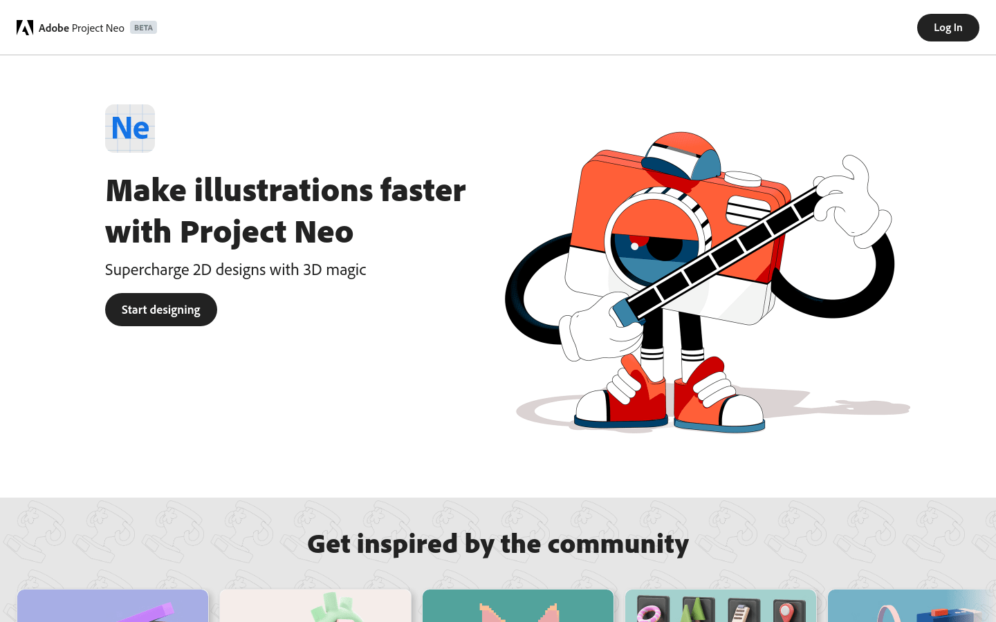 Project Neo：使用Project Neo，快速製作插圖，為2D設計注入3D魔力 —AI產品&服務