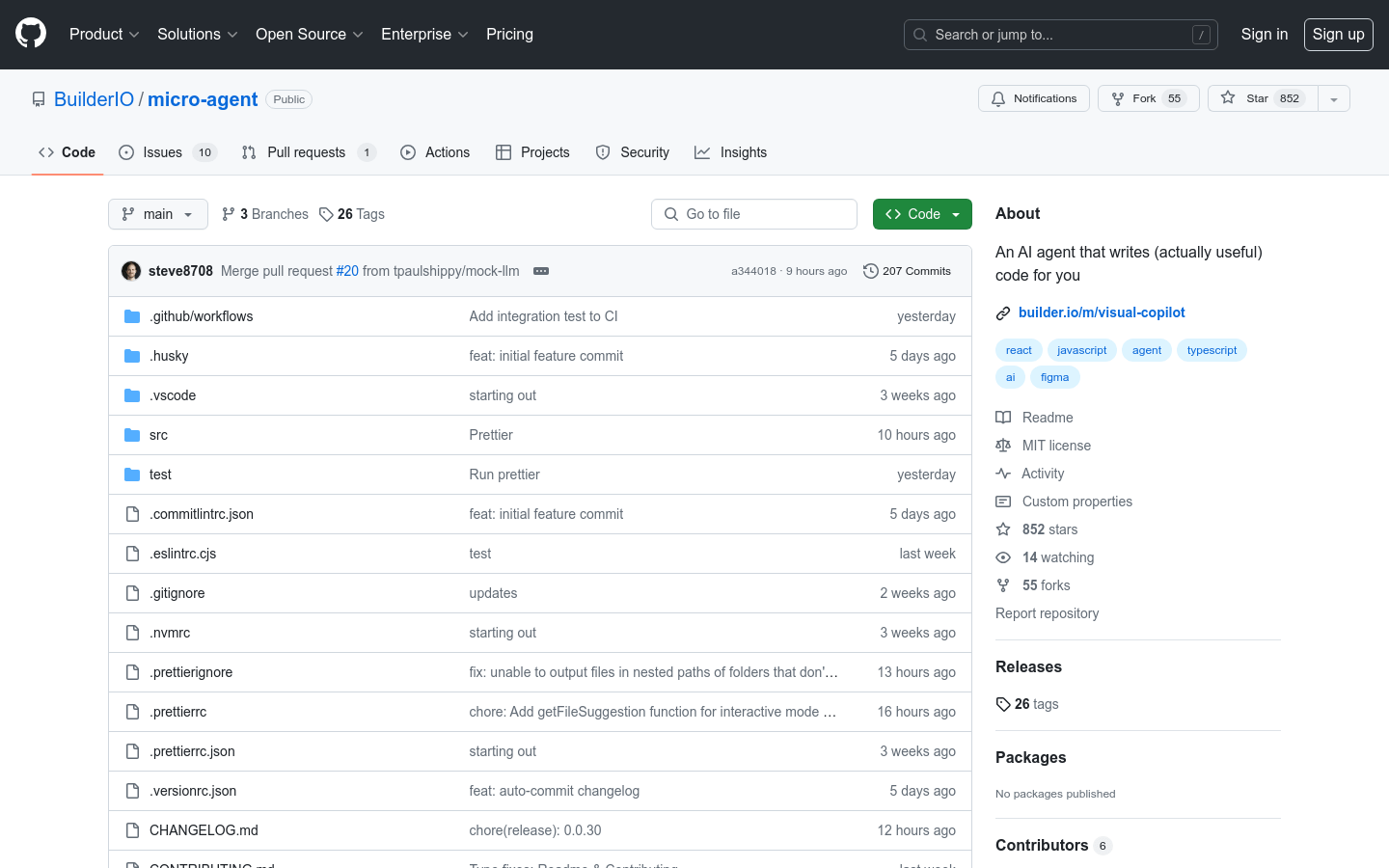 Micro Agent：AI程式碼助手，自動編寫和修復程式碼 —AI產品&服務