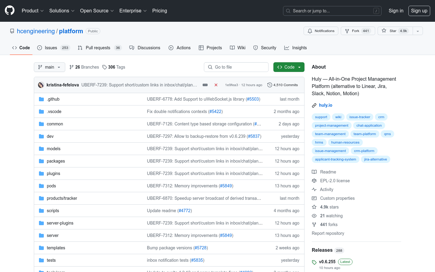 Huly Platform：一站式專案管理平臺，替代Linear、Jira、Slack、Notion、Motion —AI產品&服務