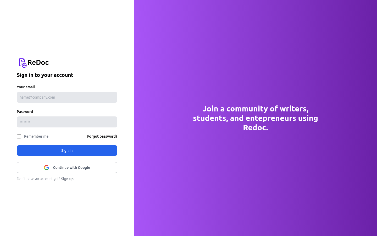 ReDoc：透過 ReDoc 釋放 AI 技術的力量。 —AI產品&服務